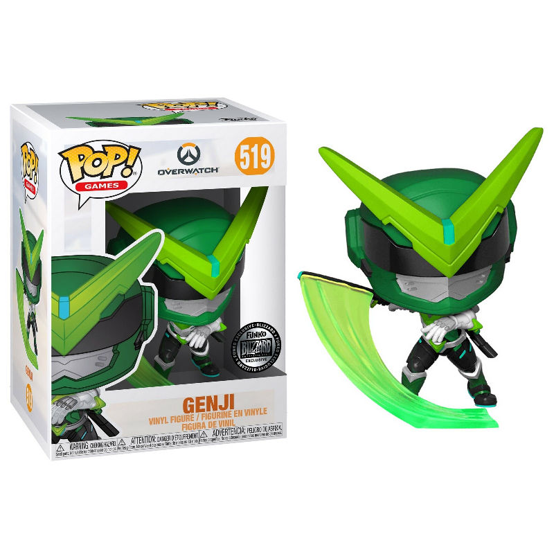 Funko Pop! Overwatch Genji 519 Exclusivo Original Colecionavel - Moça ...