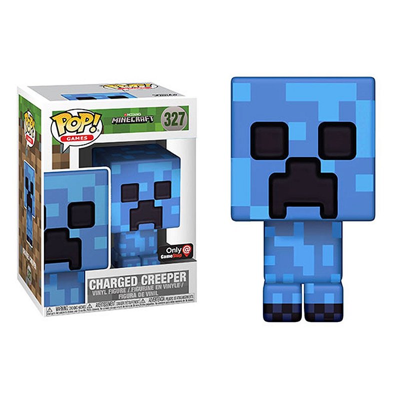 Funko Pop! Games Minecraft Charged Creeper 327 Original Colecionavel ...