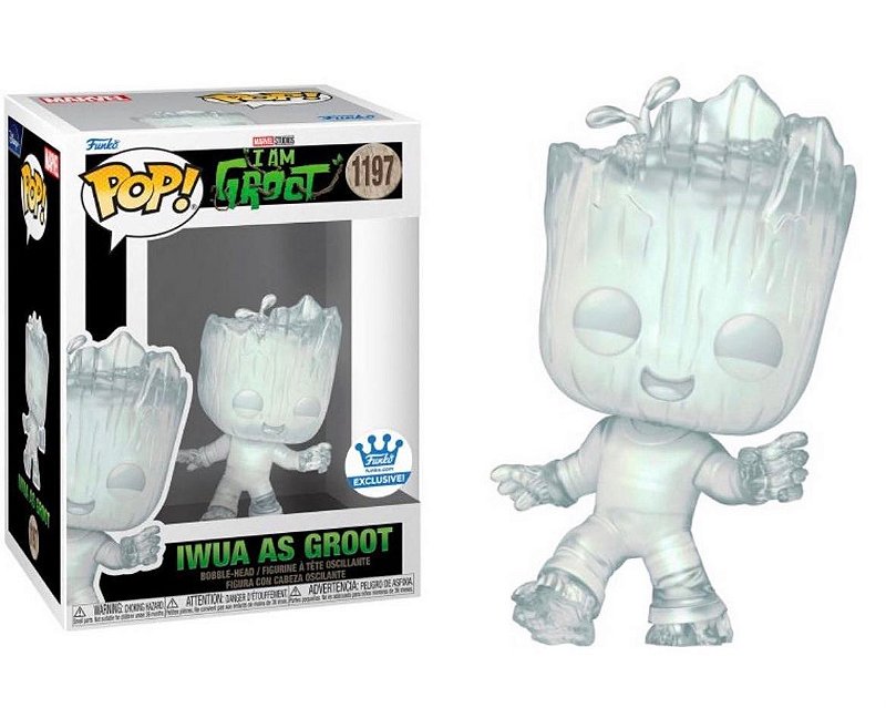 Funko Pop! Marvel I Am Groot Iwua As Groot 1197 Exclusivo Original ...