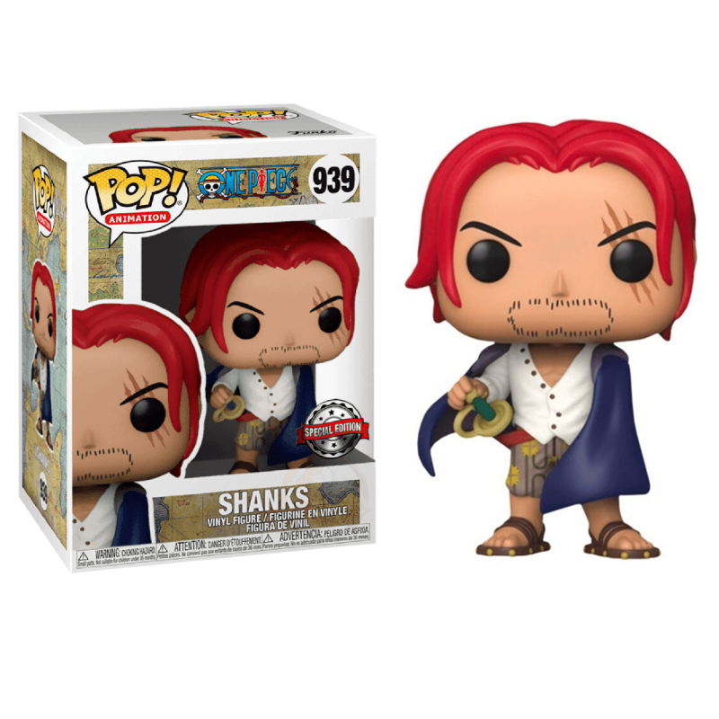 Funko Pop! Animation One Piece Shanks 939 Exclusivo Original - Moça do ...