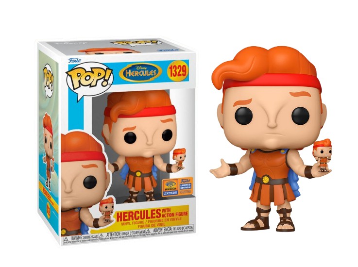 Funko Pop! Disney Hercules With Action Figure 1329 Exclusivo Original ...