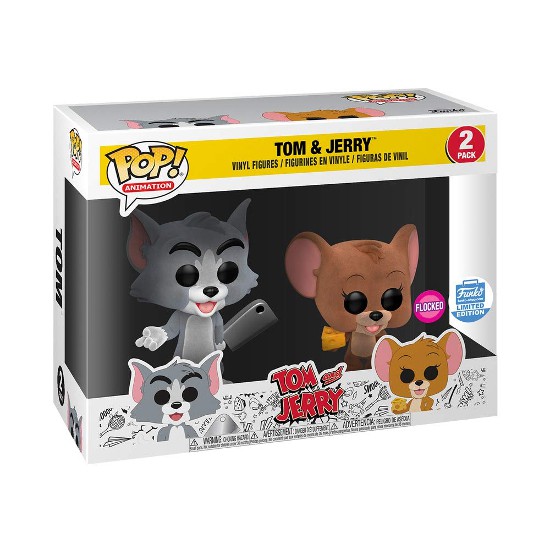 Funko Pop! Animation Tom And Jerry 2 Pack Exclusivo Flocked Original ...