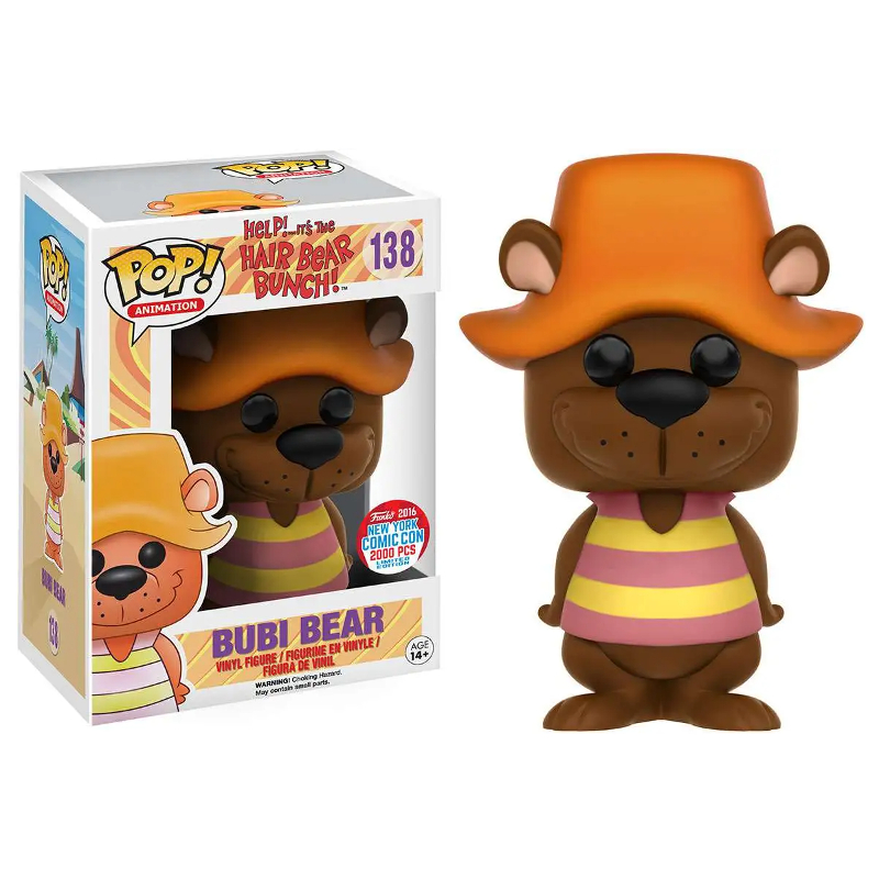 Funko Pop! Hanna Barbera Bubi Bear 138 Exclusivo Original Colecionavel ...