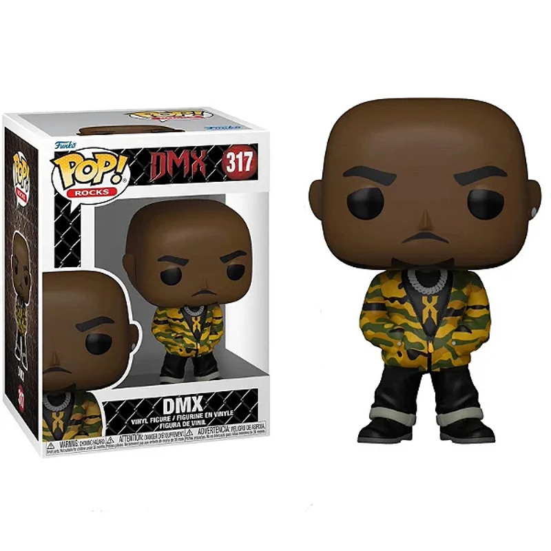 Funko Pop! Rocks Rapper DMX 317 Original Colecionavel - Moça do Pop ...