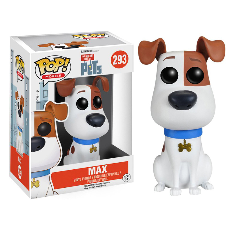 Funko Pop! Filme Pets A Vida Secreta dos Bichos Max 293 - Moça do Pop ...