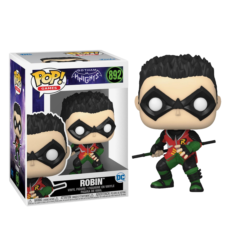 Funko Pop! Games Dc Comics Gotham Knights Robin 892 Original Coleciona ...