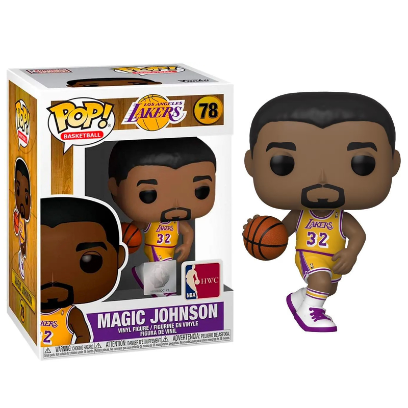 Funko Pop! NBA Basketball Lakers Magic Johnson 78 Original - Moça do ...