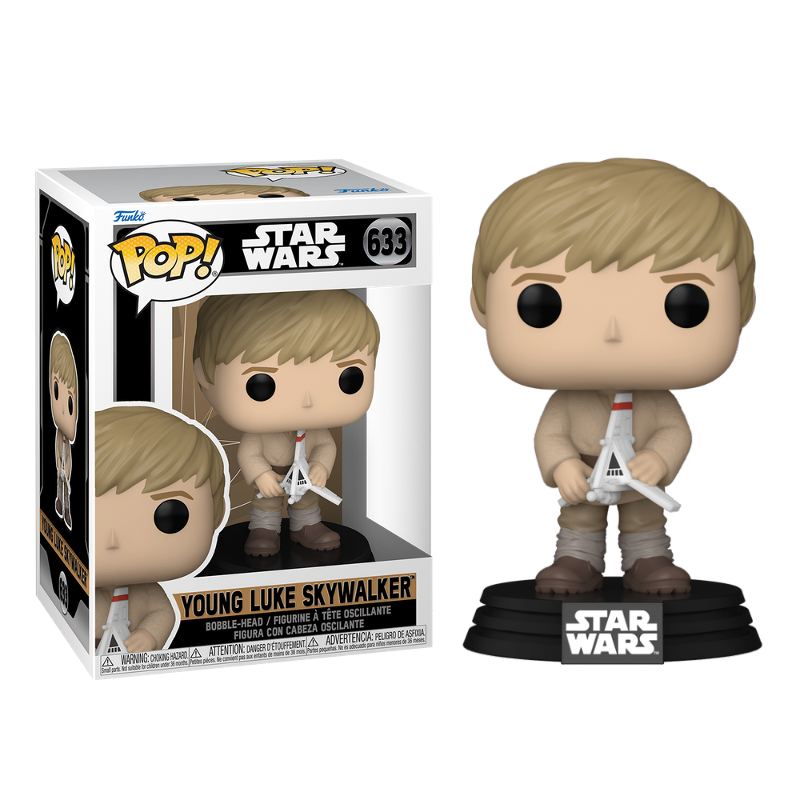 Funko Pop! Star Wars Young Luke Skywalker 633 Original Colecionavel ...