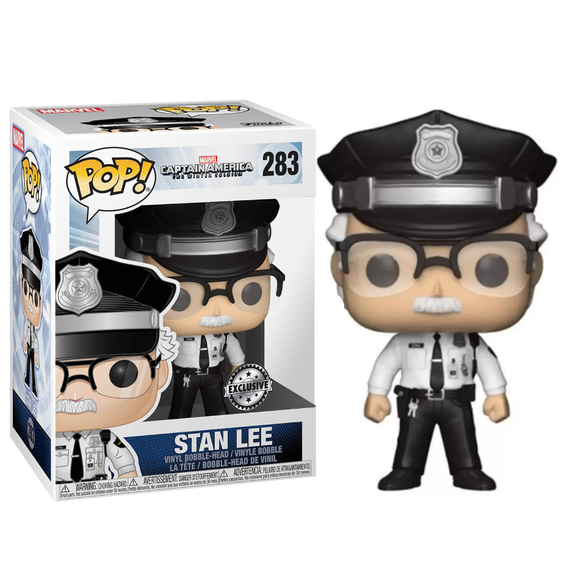 Funko Pop! Marvel Captain America Stan Lee 283 Exclusivo Original ...