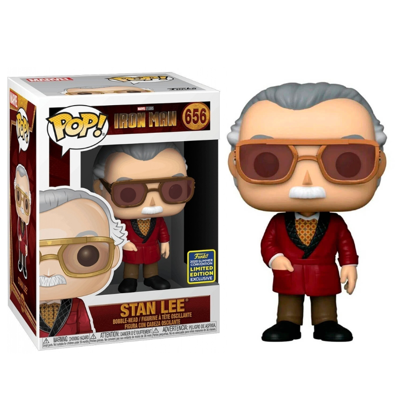 Funko Pop! Marvel Iron Man Stan Lee 656 Exclusivo Original - Moça do ...