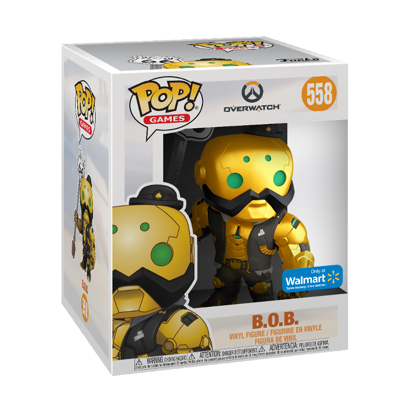 Funko Pop! Games Overwatch B.O.B. 558 Exclusivo Original Colecionavel ...