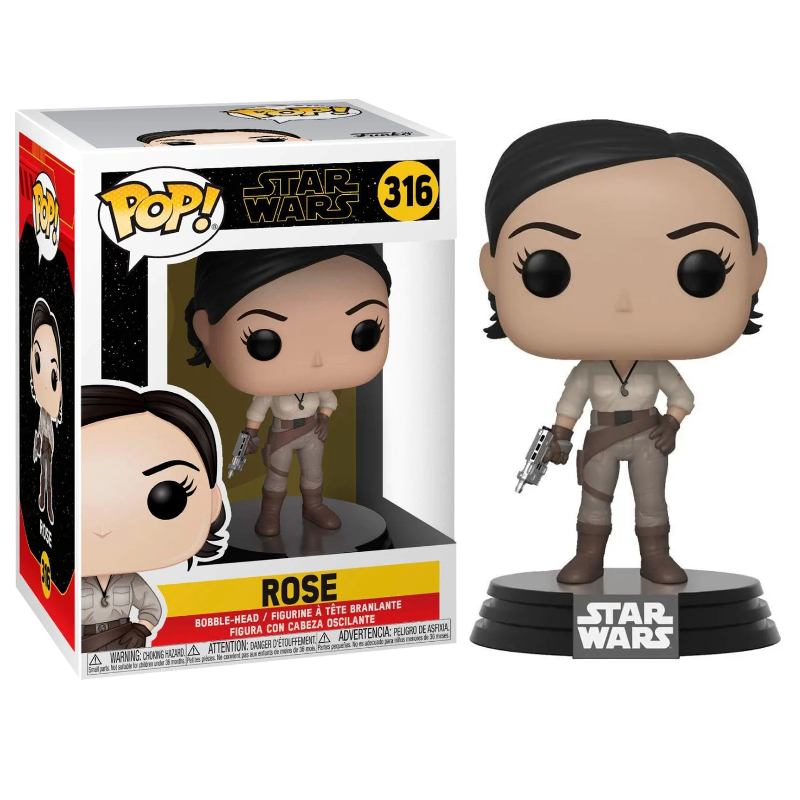 Funko Pop! Star Wars Rose 316 Original Colecionavel - Moça do Pop ...