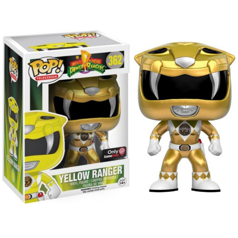 Funko Pop! Power Rangers Yellow Ranger 362 Exclusivo Original - Moça do ...