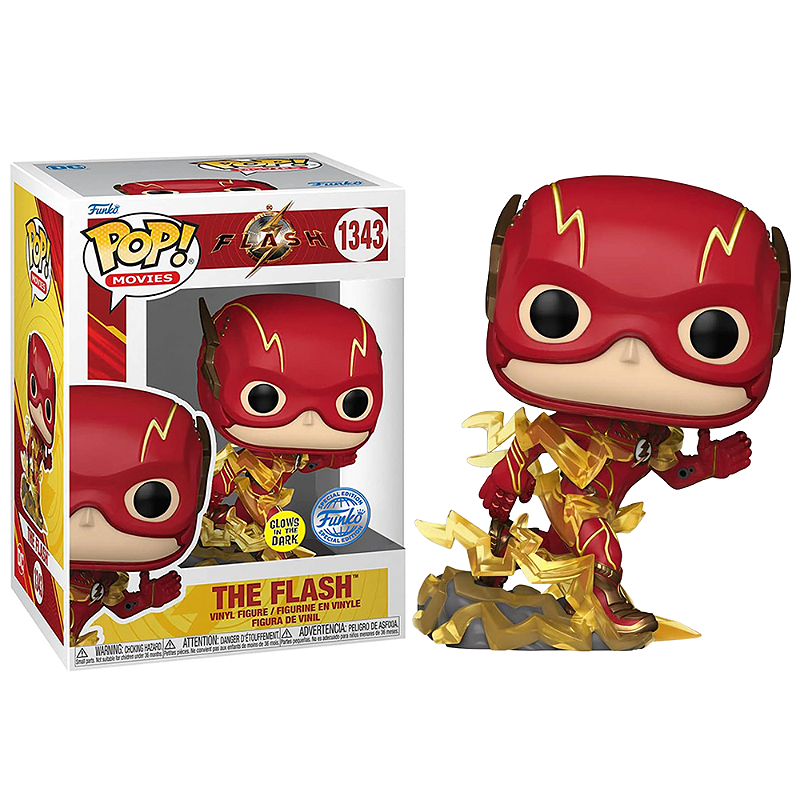 Funko Pop! DC Comics The Flash 1343 Exclusivo Glow Original - Moça do ...