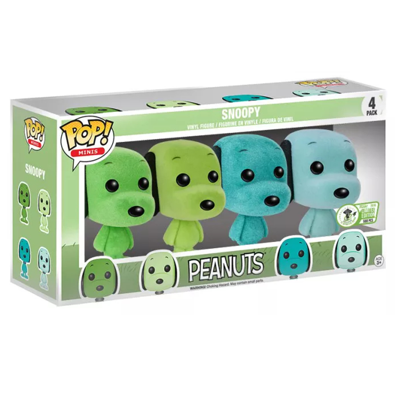 Funko Pop! Peanuts Snoopy 4 Pack Exclusivo Original - Moça do Pop ...