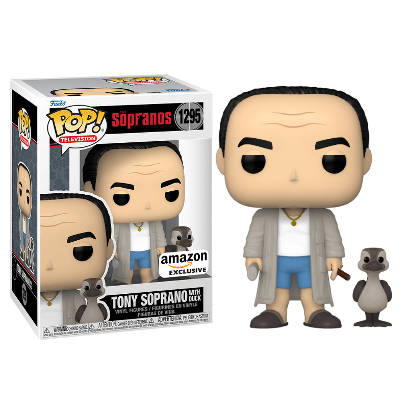 Funko Pop! TV The Sopranos Tony Soprano With Duck 1295 Exclusivo - Moça ...