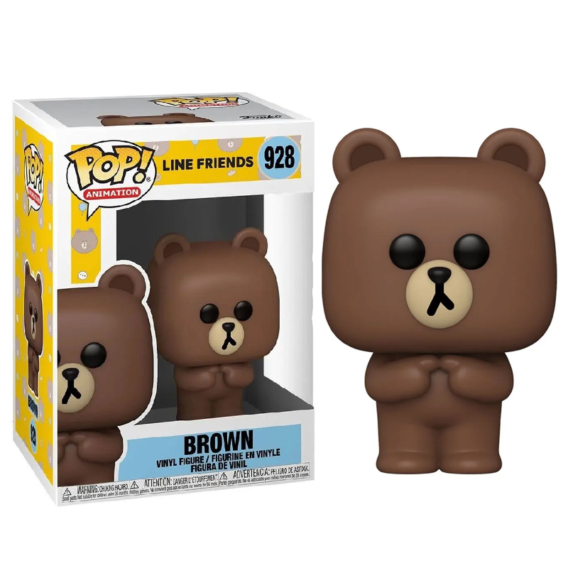 Funko Pop! Animation Line Friends Brown 928 Original Colecionavel ...