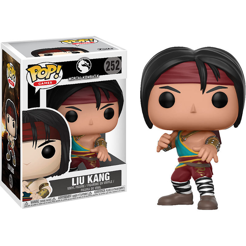 Funko Pop! Games Mortal Kombat Liu Kang 252 Original Colecionavel ...