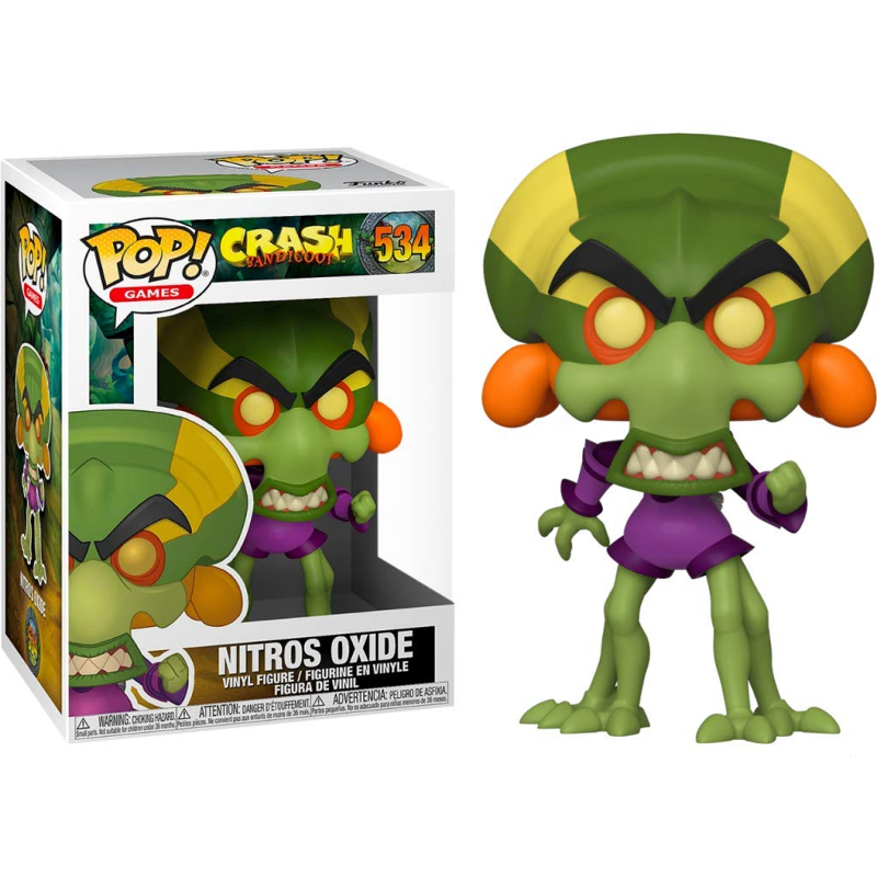 Funko Pop! Games Crash Nitros Oxide 534 Original Colecionavel - Moça do ...