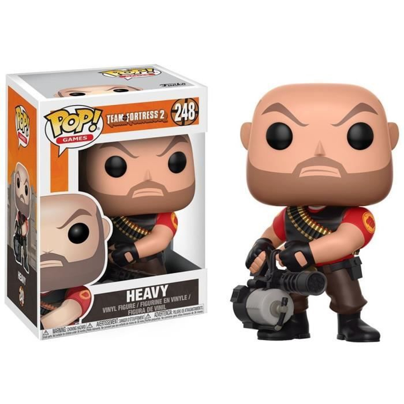 Funko Pop! Games Team Fortress 2 Heavy 248 Original Colecionavel - Moça ...