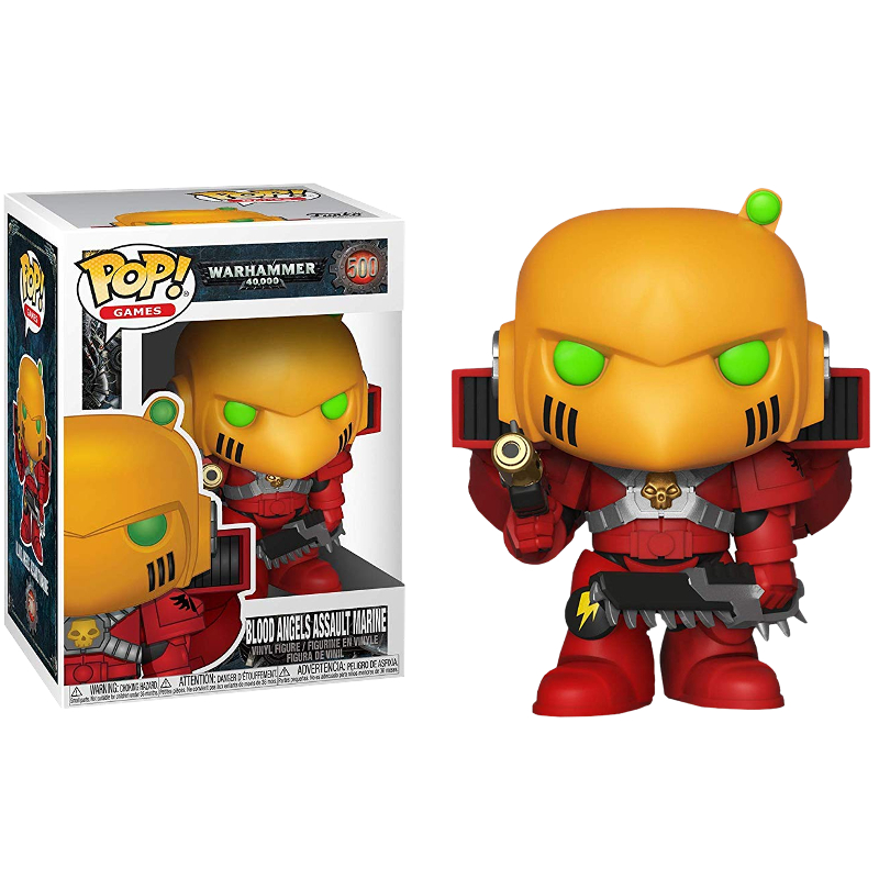 Funko Pop! Games Warhammer Blood Angels Assault Marine 500 Original ...