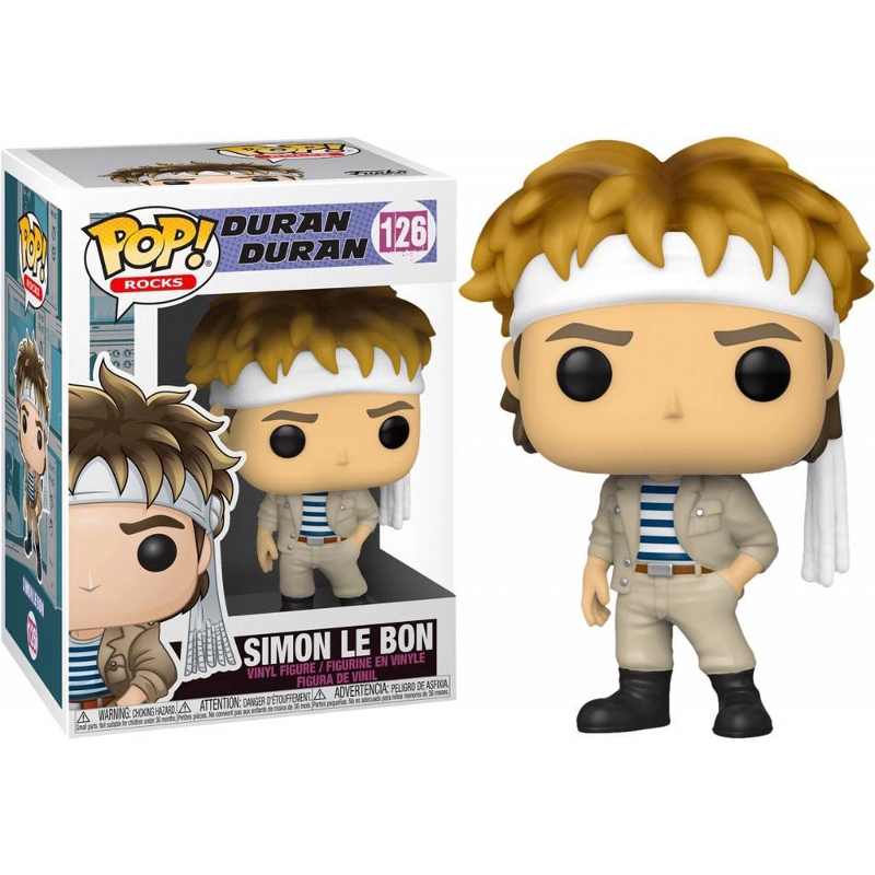 Funko Pop! Rocks Duran Duran Simon Le Bon 126 Original Colecionavel ...