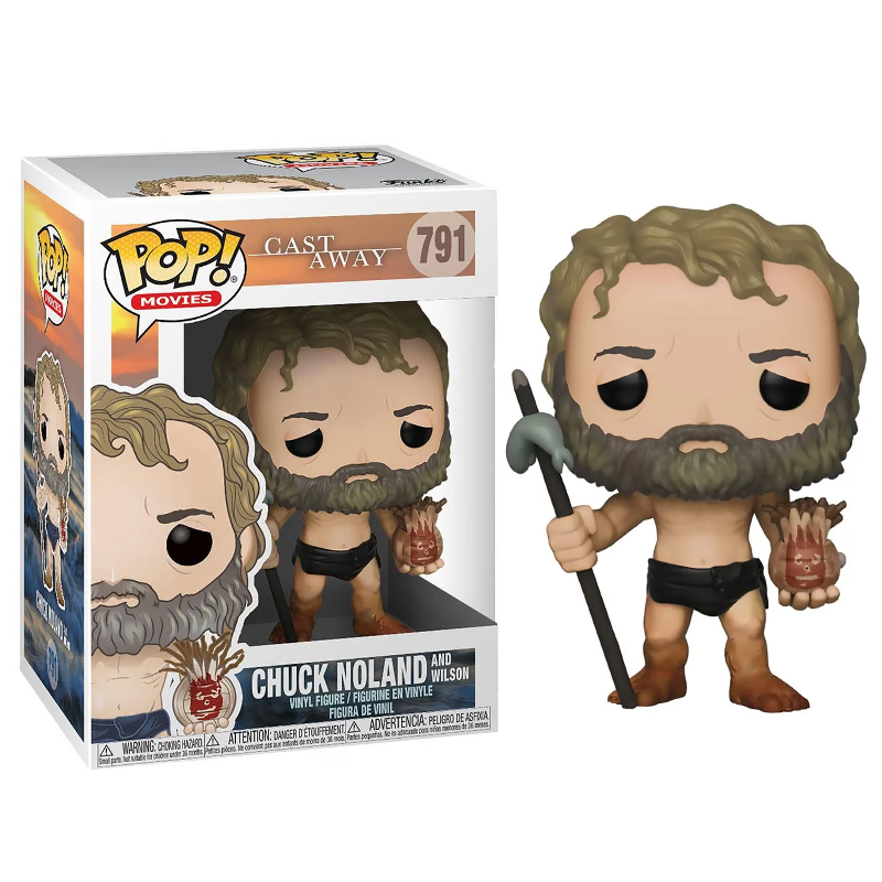 Funko Pop! Filmes Cast Away Naufrago Chuck Noland 791 Original - Moça ...