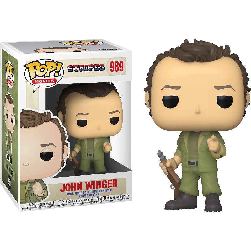 Funko Pop! Filmes Recrutas das Pesadas Stripes John Winger 989 - Moça ...
