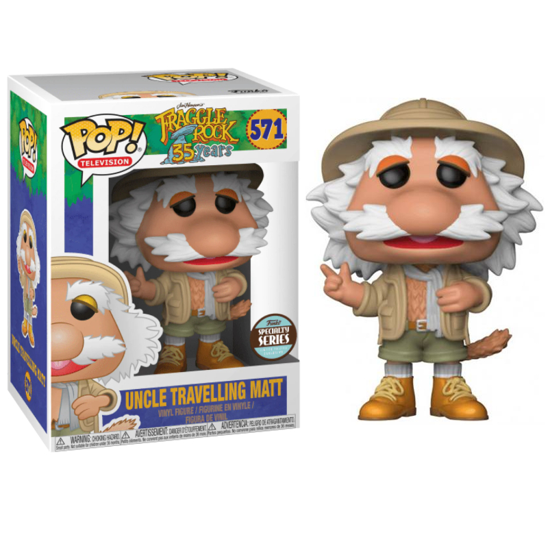 Funko Pop! Television Fraggle Rock Uncle Travelling Matt 571 Exclusivo ...