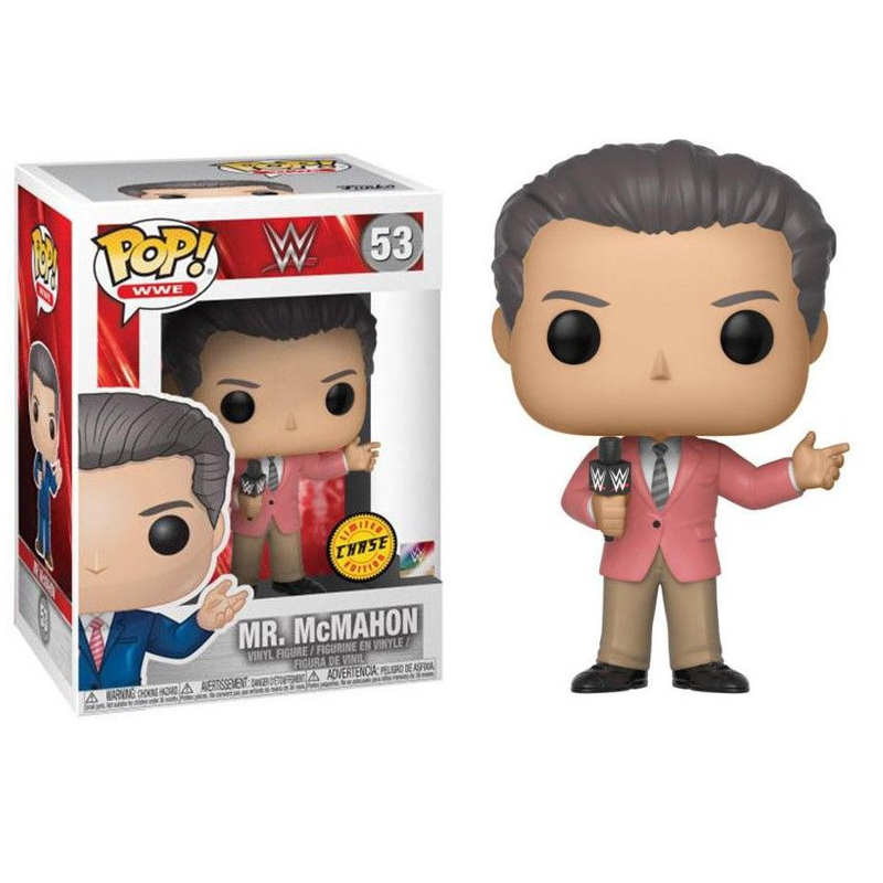 Funko Pop! WWE Mr. McMahon 53 Exclusivo Chase Original Colecionavel ...