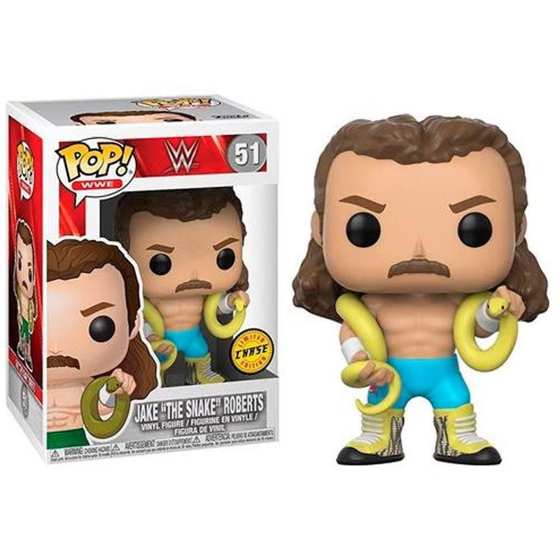 Funko Pop! WWE Jake The Snake Roberts 51 Exclusivo Chase Original ...