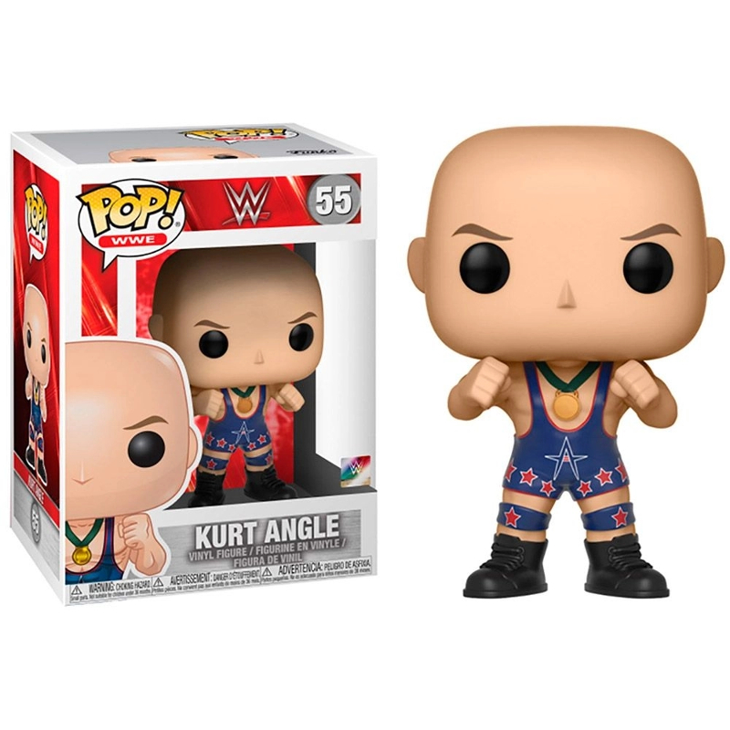 Funko Pop! WWE Kurt Angle 55 Exclusivo Original Boneco Colecionavel ...