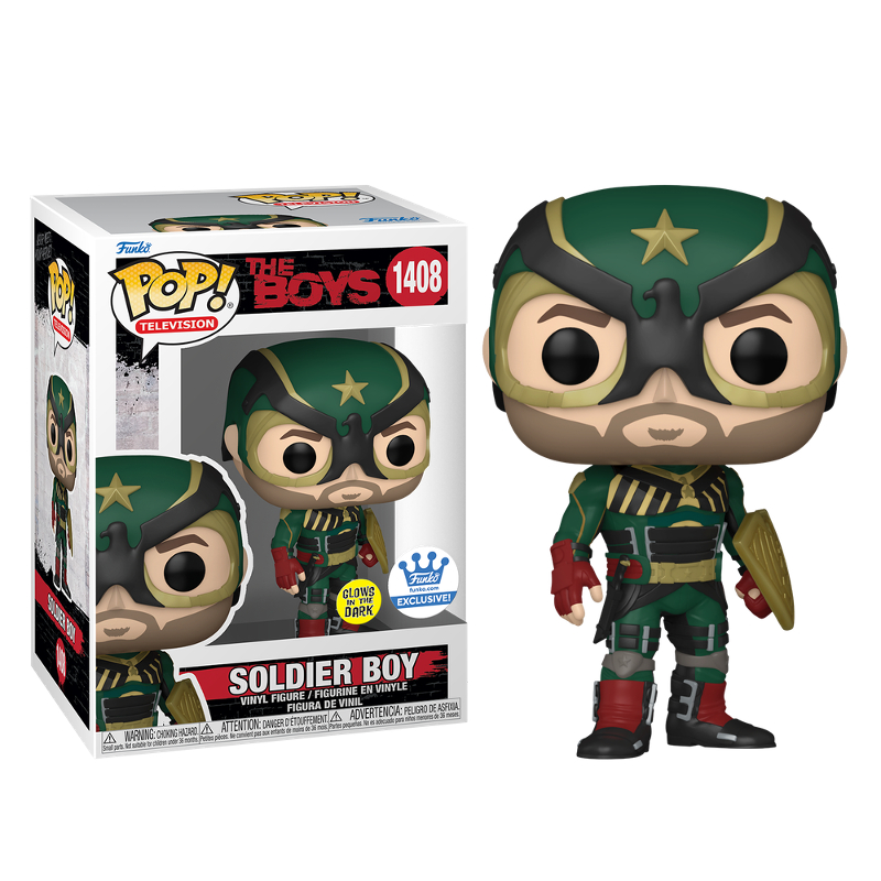 Funko Pop! TV The Boys Soldier Boy 1408 Exclusivo Glow Original - Moça ...