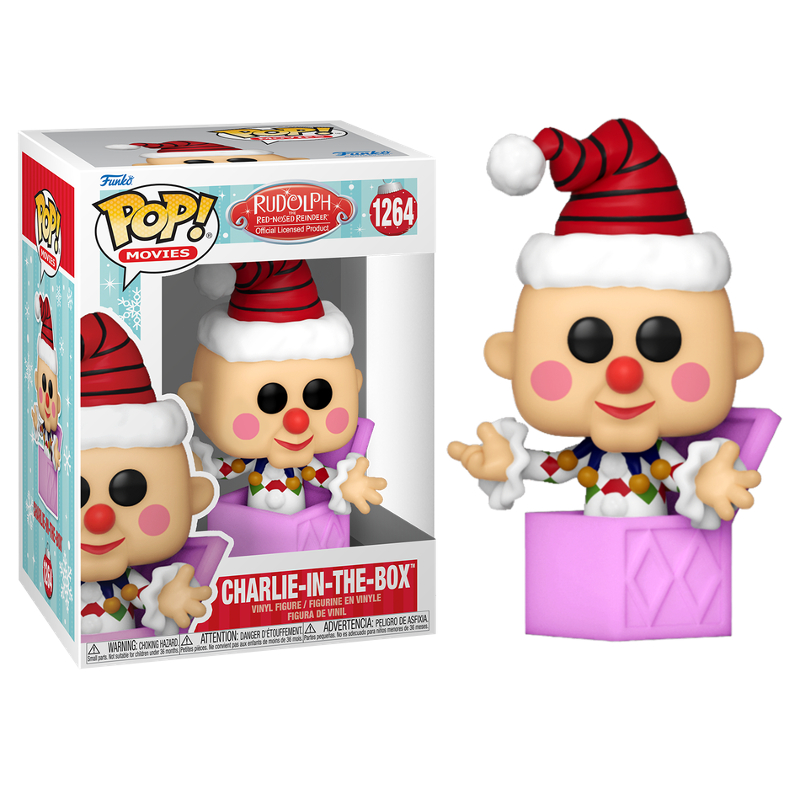Funko Pop! Rudolph A Rena do Nariz Vermelho Charlie-in-the-Box 1264 ...