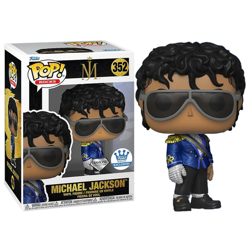 Funko Pop! Rocks Michael Jackson 352 Exclusivo Diamond Original - Moça ...