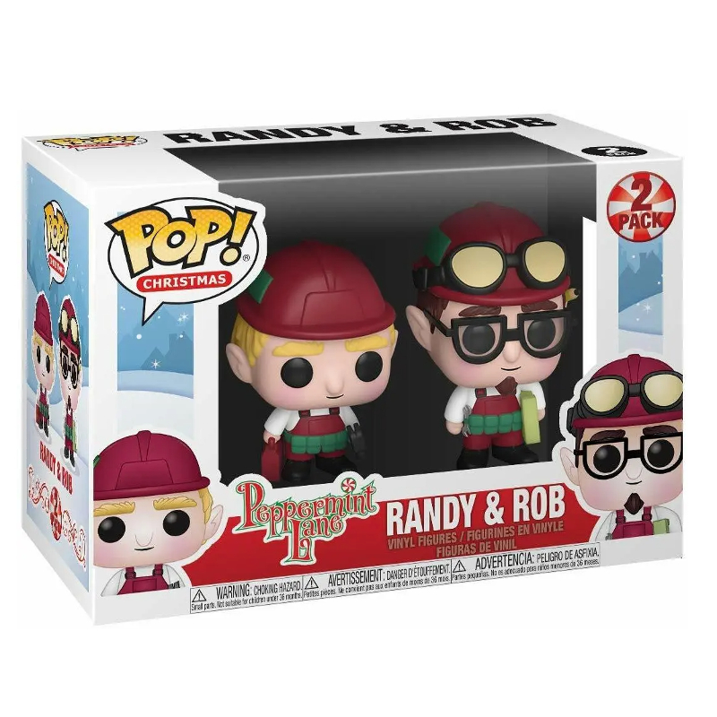 Funko Pop! Christmas Peppermint Lane Randy & Rob 2 Pack Original - Moça ...