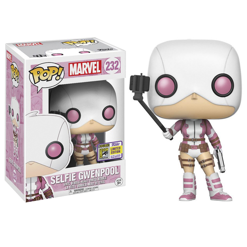 Funko Pop! Marvel Selfie Gwenpool 232 Exclusivo Original Colecionavel ...