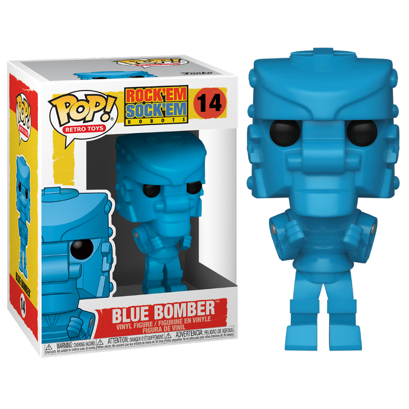 Funko Pop! Retro Toys Rock em Sock em Robots Blue Bomber 14 Original ...