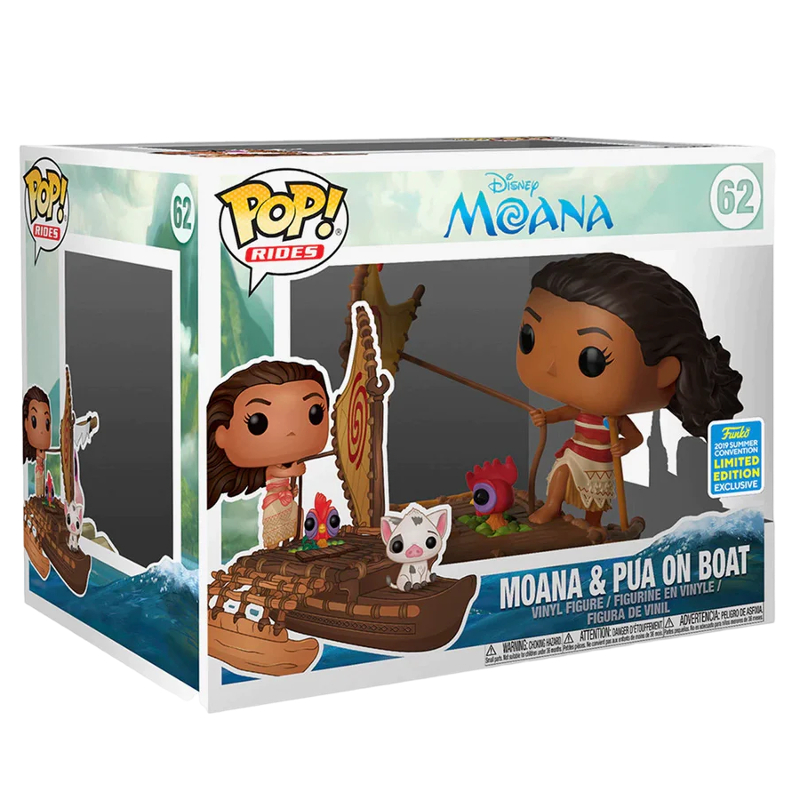 Funko Pop! Disney Rides Moana & Pua On Boat 62 Exclusivo Original ...