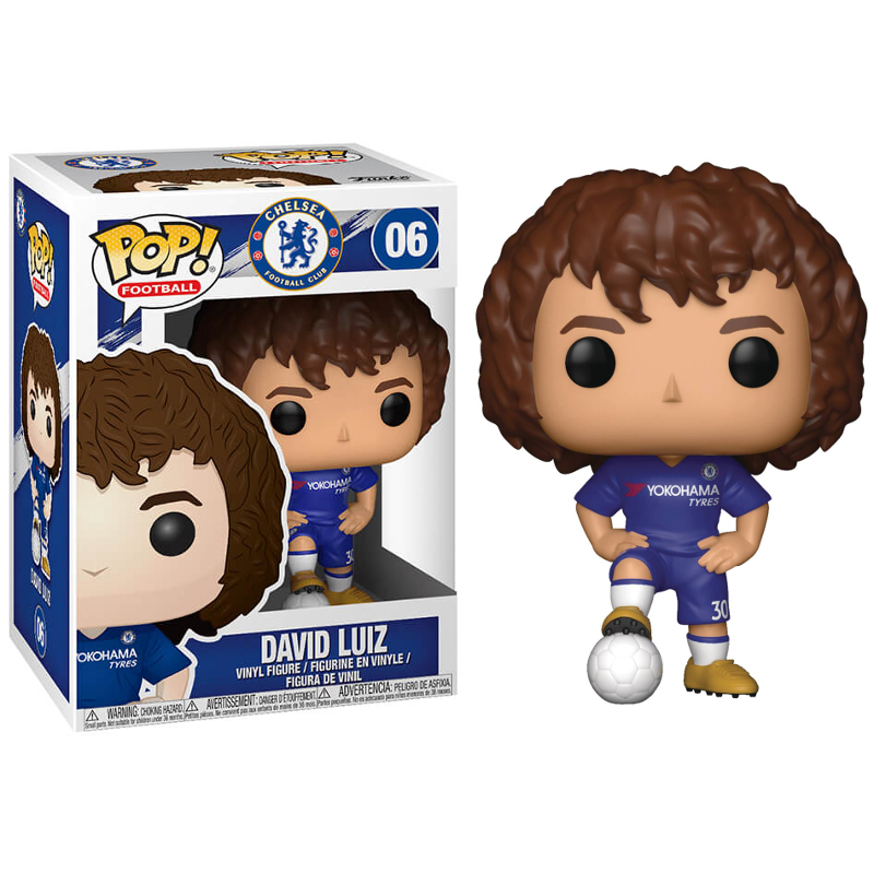 Funko Pop! Football Futebol Chelsea David Luiz 06 Original Colecionave ...