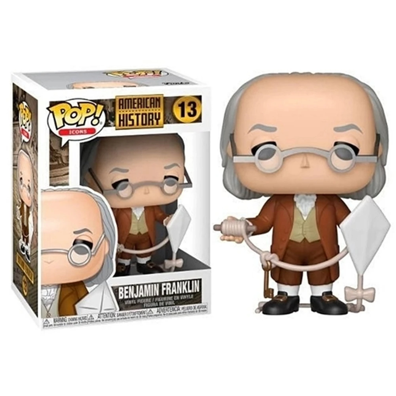 Funko Pop! Icons American History Benjamin Franklin 13 Original - Moça ...