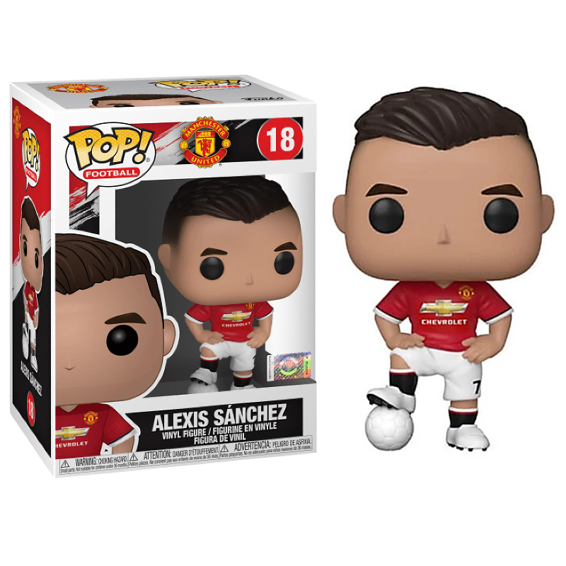 Funko Pop Football Futebol Manchester United Alexis Sanchez 18 Moça