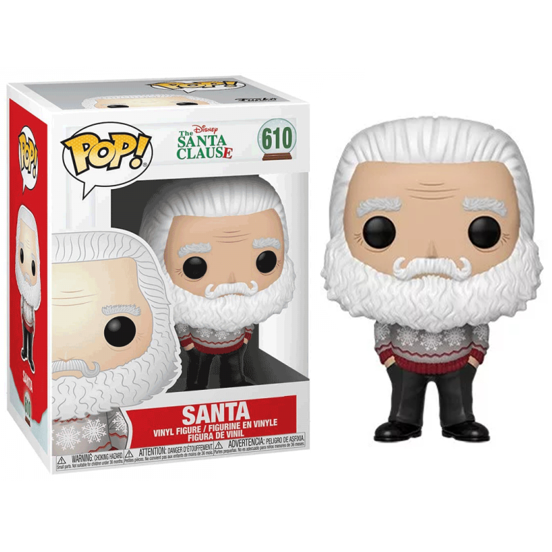 Funko Pop! Disney Santa Clause Santa 610 Original Colecionavel - Moça ...