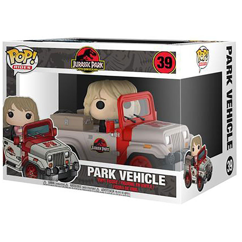 Funko Pop! Rides Jurassic Park Park Vehicle 39 Original Colecionavel ...