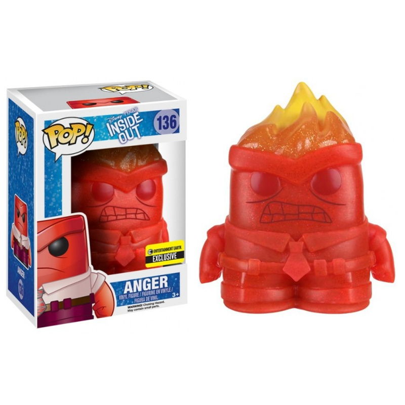Funko Pop! Filme Disney Divertida Mente Anger 136 Exclusivo Original ...