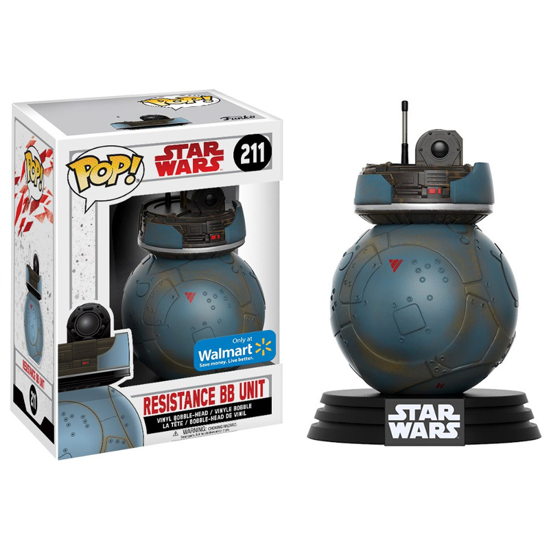 Funko Pop! Star Wars Exclusive Resistance BB Unit 211 Original - Moça ...