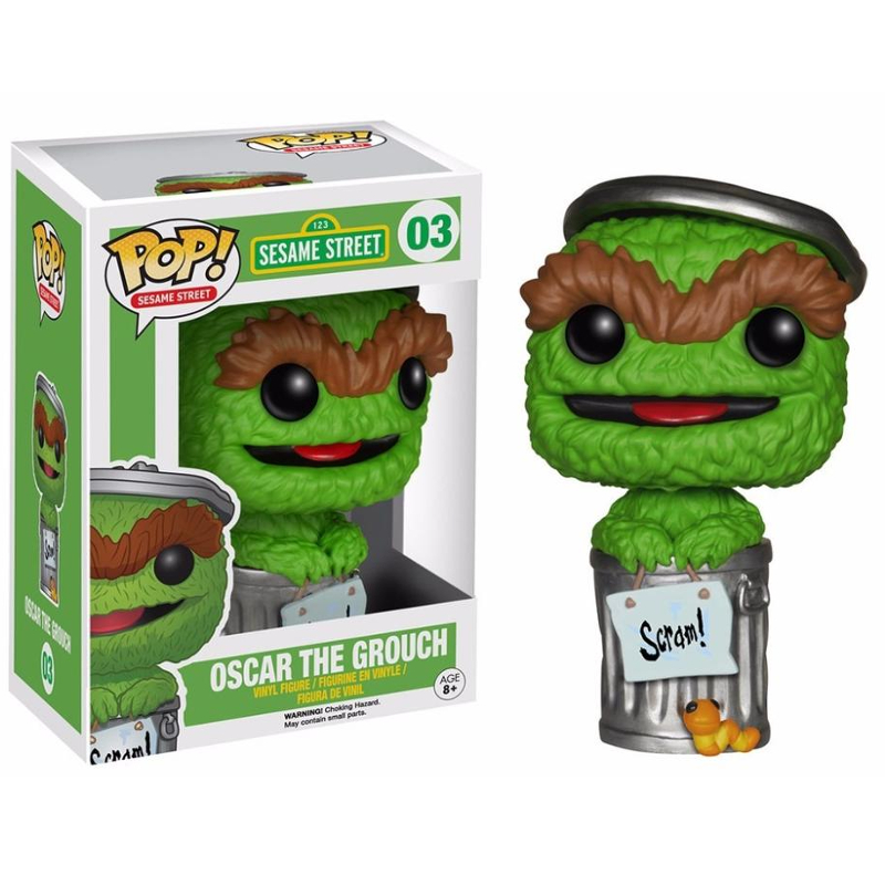 Funko Pop! Television Sesame Street Oscar The Grouch 03 Original - Moça ...