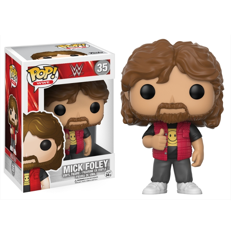 Funko Pop! Wwe Mick Foley 35 Original Boneco Colecionavel - Moça do Pop ...