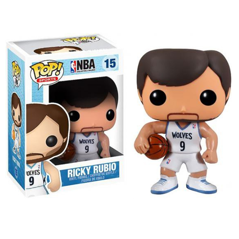 Funko Pop! Sports NBA Basketball Ricky Rubio 15 Original Colecionavel ...