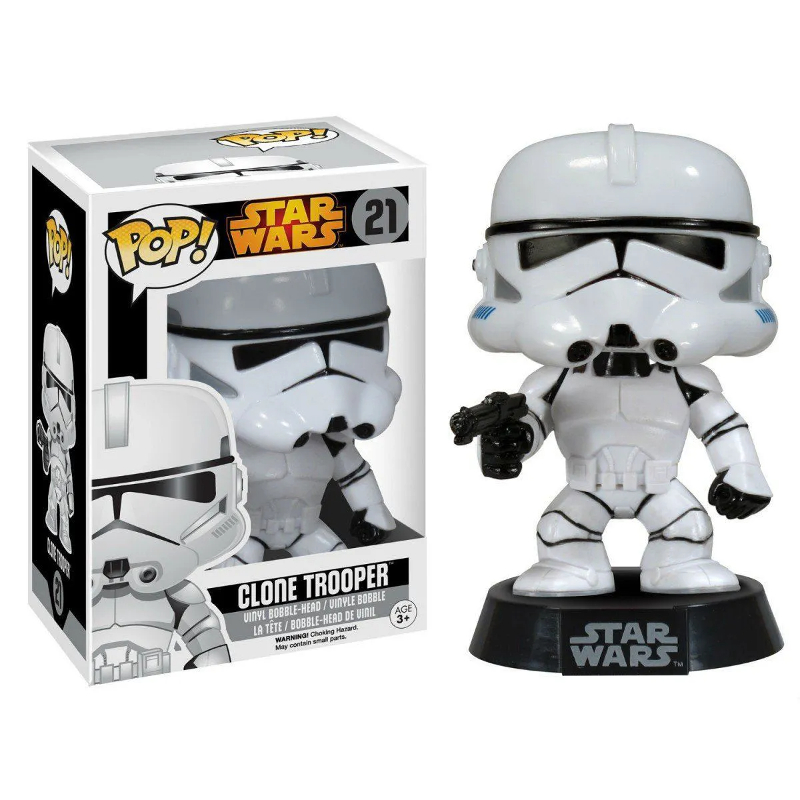 Funko Pop! Star Wars Clone Trooper 21 Original Colecionavel - Moça do ...